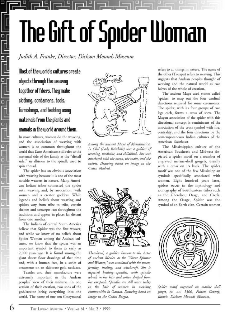 Native American Spider Folktale | PDF | Weaving