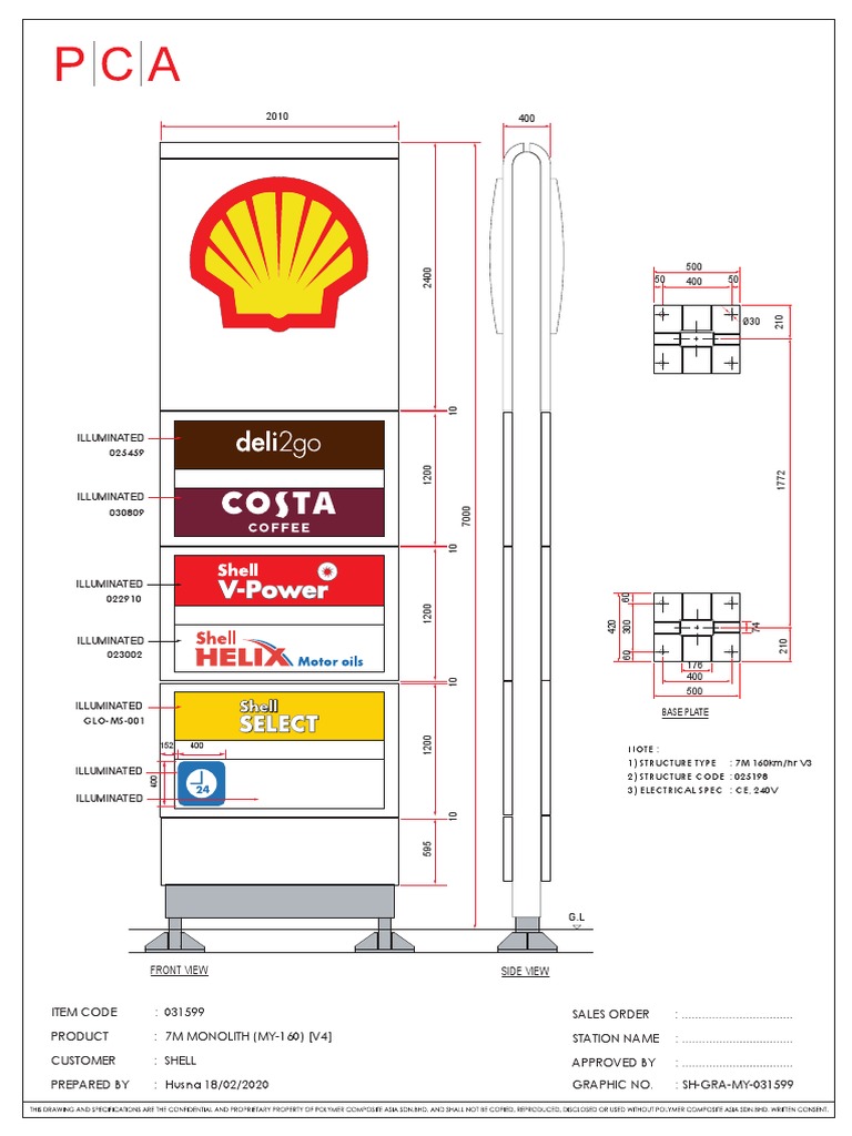 Shell Sales Order Details 2020 | PDF