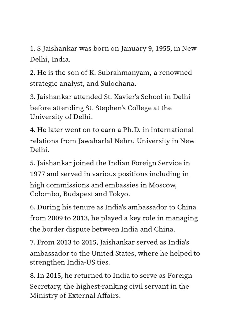 Subrahmanyam Jaishankar | PDF