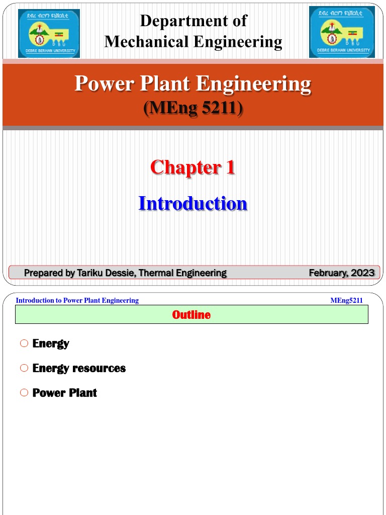 Chapter-1 Introduction To Power Plant Engineering | PDF | Power Station ...