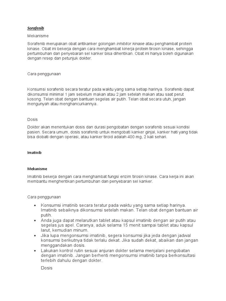 Bahan PPT Kemo | PDF