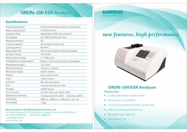 Esr Oron 200-559fc-1426 147 | PDF