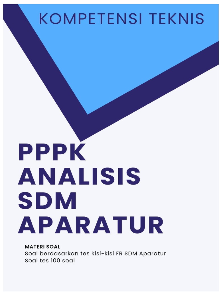Analisis SDM Aparatur PDF Format-1 | PDF