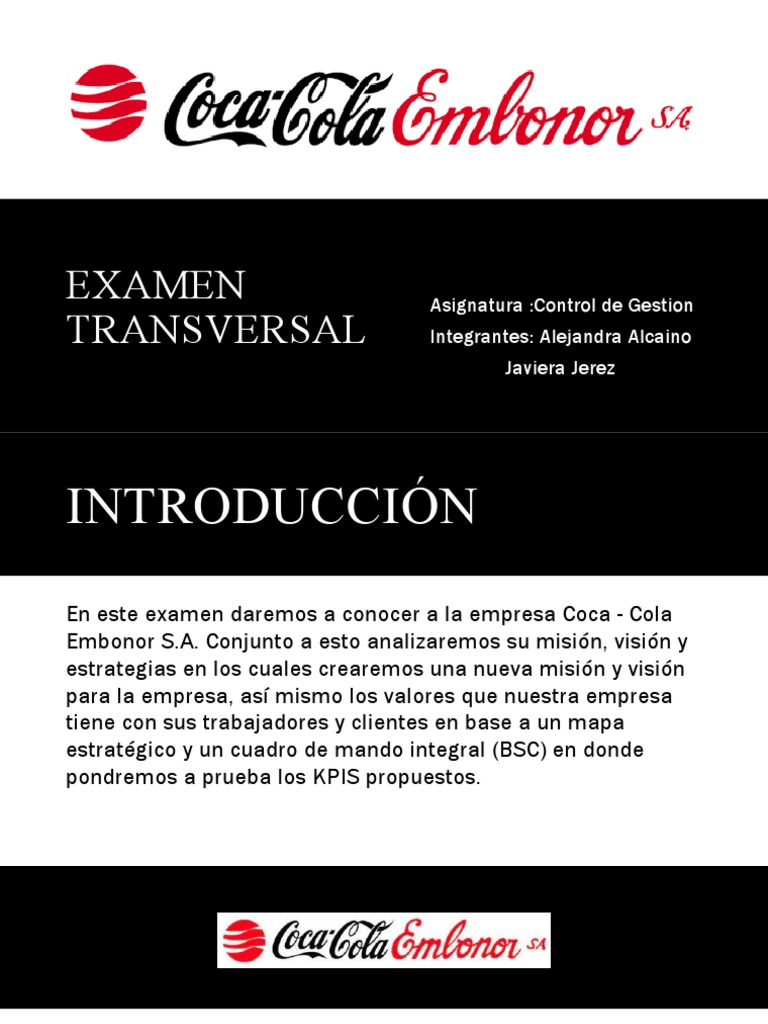 Examen Transversal Control de Gestion y BSC | PDF | Sustentabilidad | Residuos