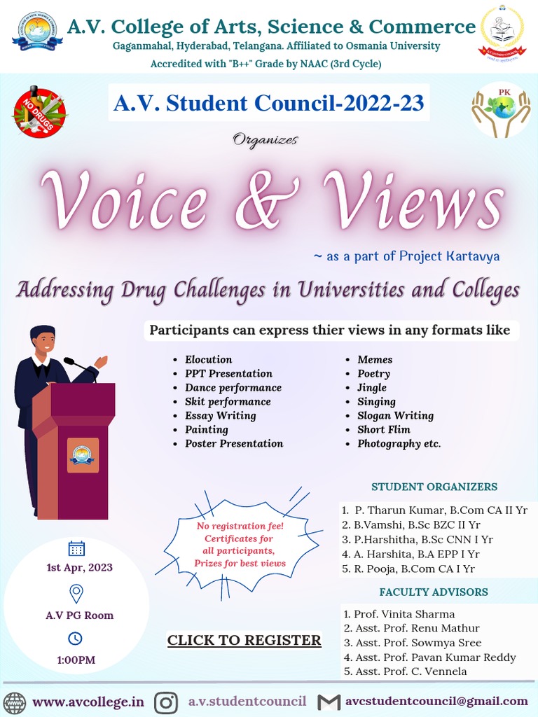 Voice & Views Poster | PDF