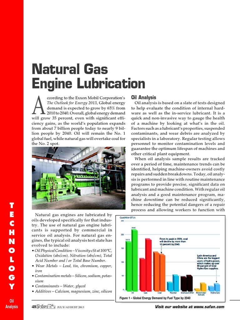 Natural Gas Engine O | PDF | Motor Oil | Exxon Mobil