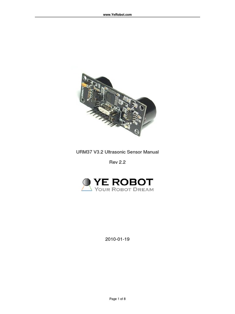 Datasheet URM37 | PDF | Information And Communications Technology | Computer Engineering