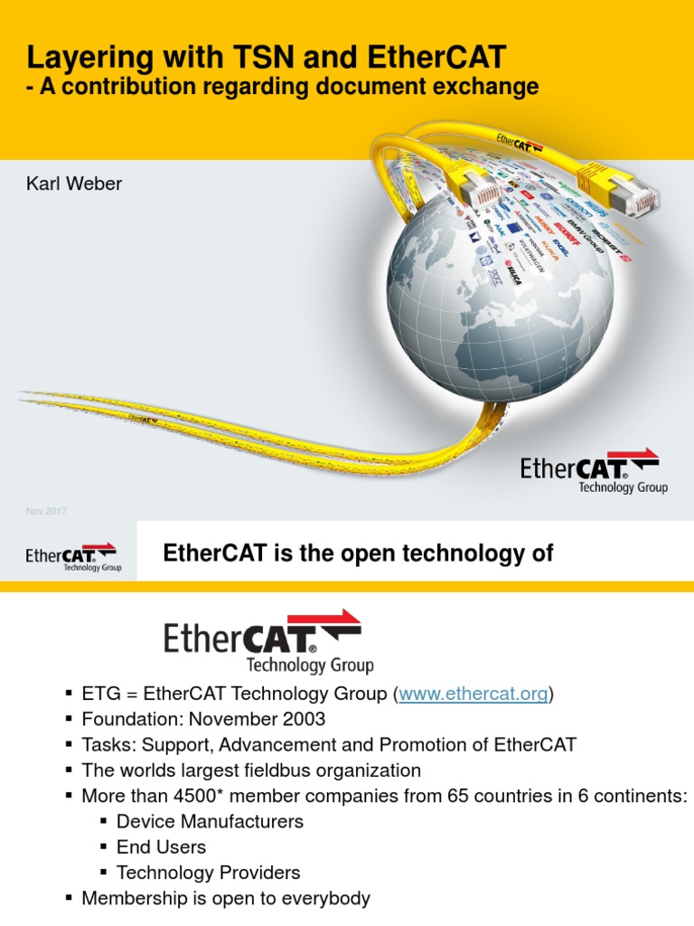 Layering With TSN and EtherCAT | PDF | Ethernet | Computer Network