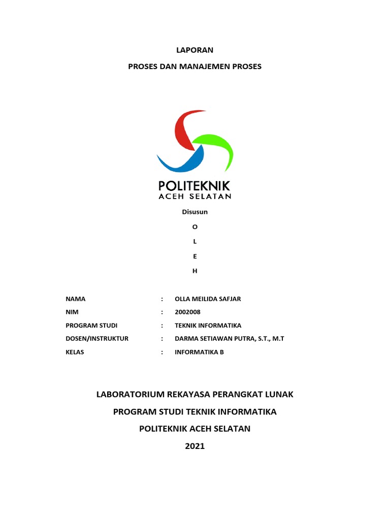 Manajemen Proses di Linux: Panduan Praktis | PDF