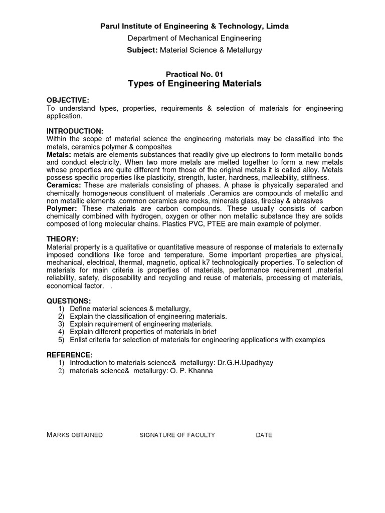Lab Manual | PDF | Materials Science | Optics