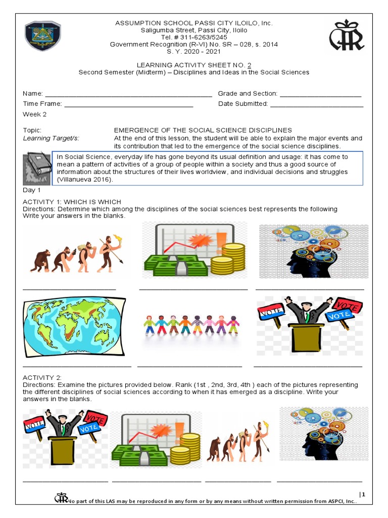 DISS LAS 2 (2nd Sem) | PDF | Science | Social Sciences
