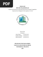 Modified Distribution Method | PDF