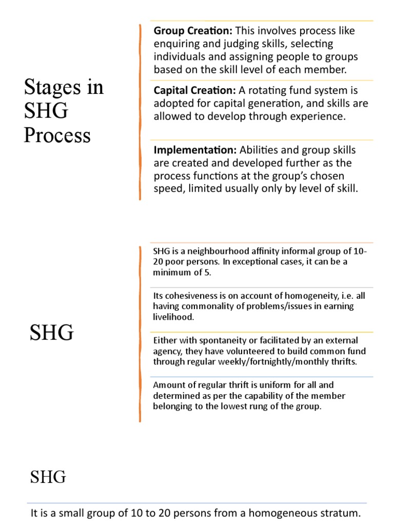 Self Help Groups (SHGS) | Download Free PDF | Banks | Finance & Money ...