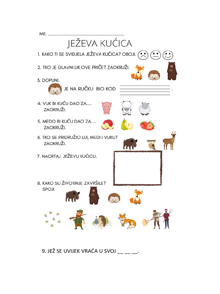 Lektira Jezeva Kucica | PDF