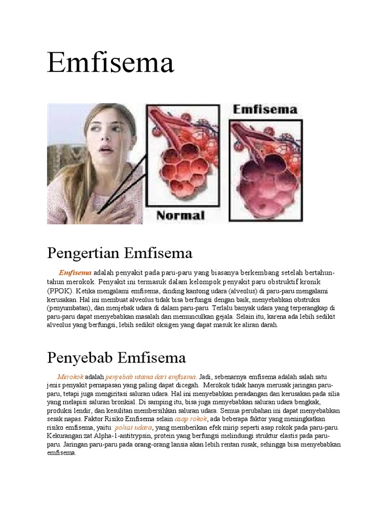 Emfisema Pdf Pengembangan Diri Kesehatan Holistik