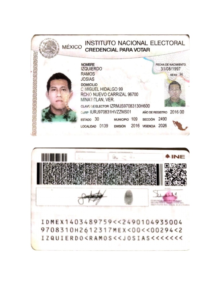 Credencial de Elector | PDF