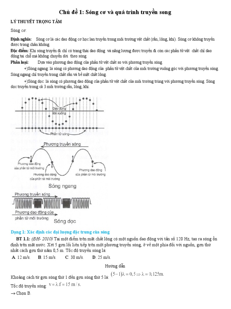 Chương 2 Sóng L P 12 | PDF