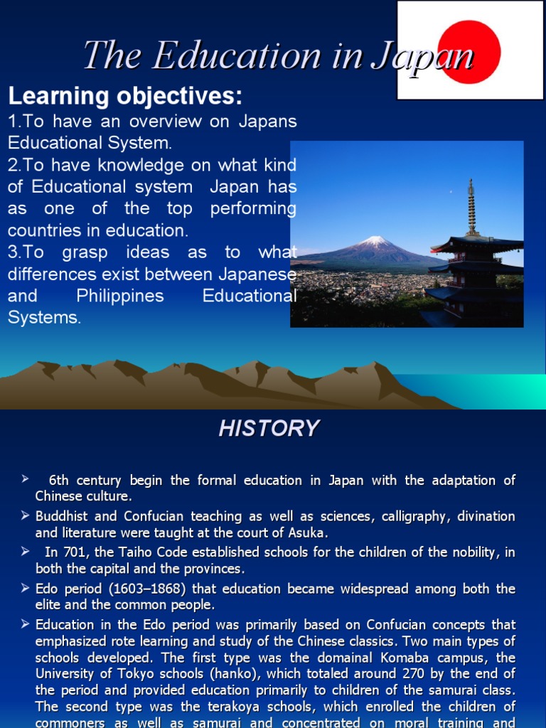 Japan | PDF | Schools | Teachers