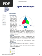 COLREGs Annex I: Lights and Shapes Details | PDF | Mast (Sailing) | Color