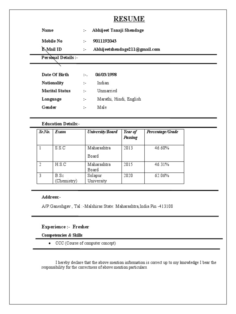 Abhijeet Resume | PDF
