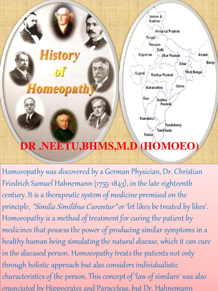 History of Homoeopathy in India | PDF | Homeopathy | Medicine