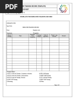 OJT Training Plan Template | PDF | Business