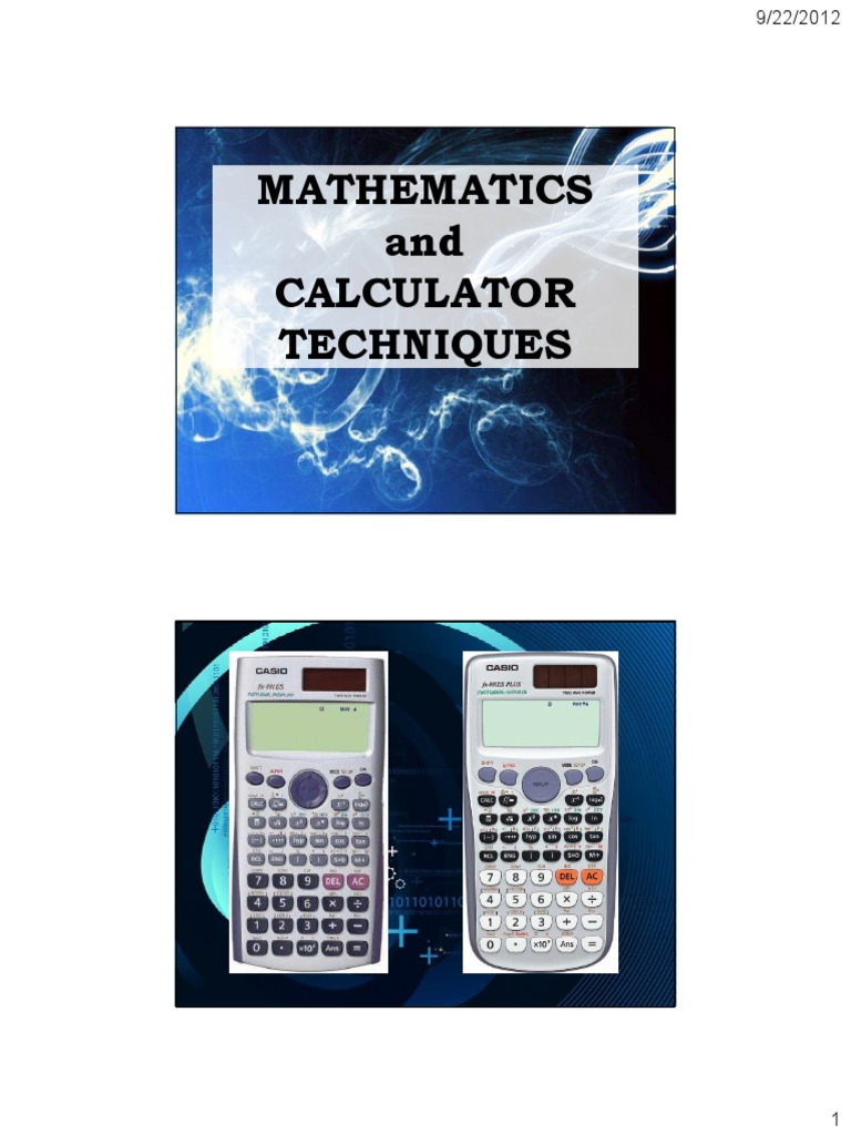 Calculator Techniques Pdf Regression Analysis Normal Distribution