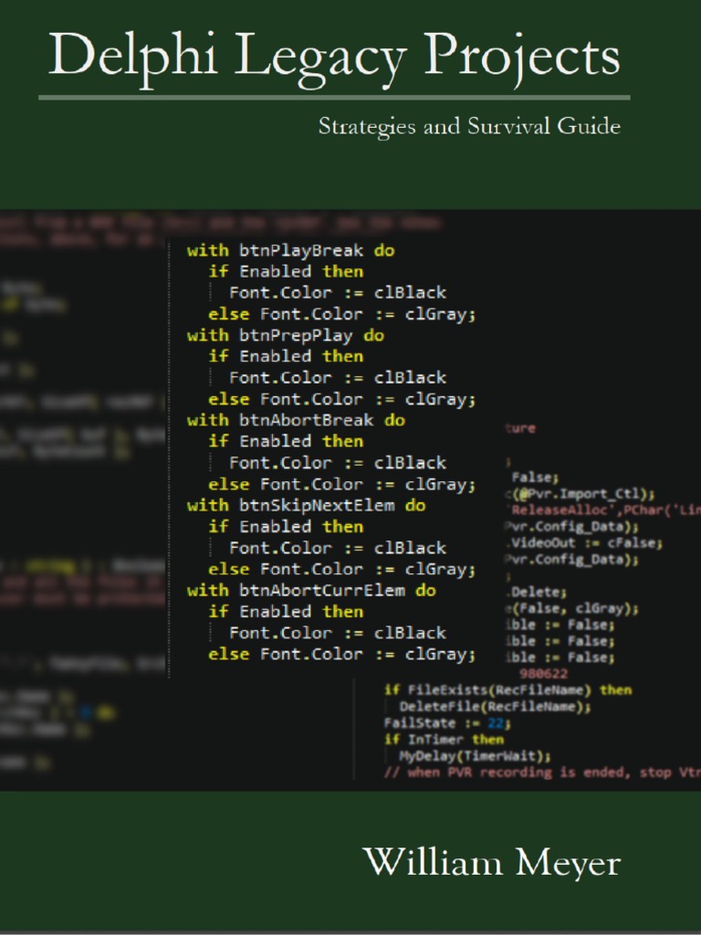 Delphi Legacy Projects - Strategies and Survival Guide | PDF ...