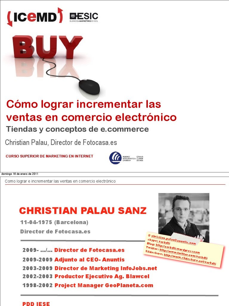Estrategias de Ventas Por Comercio Electronico | PDF | Comercio electrónico | Marketing