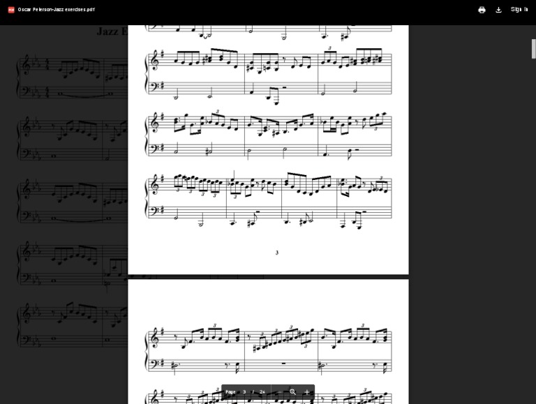 Oscar Peterson Jazz Exercises Pdf