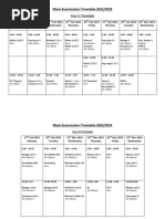 CXC 15 sub 2025 timetable | PDF