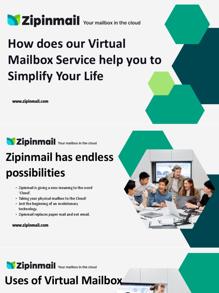 Enjoy Hassle-Free Mail Management - Zipinmail's Virtual Mailbox. | PDF