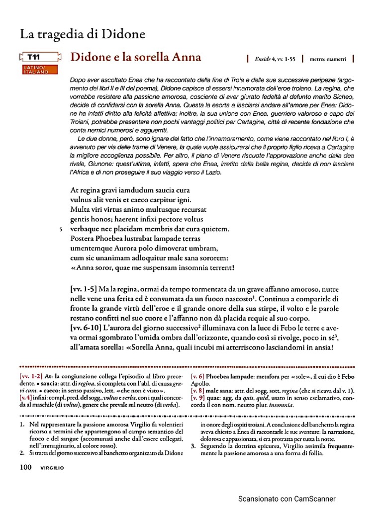 Eneide IV 1-55 | PDF