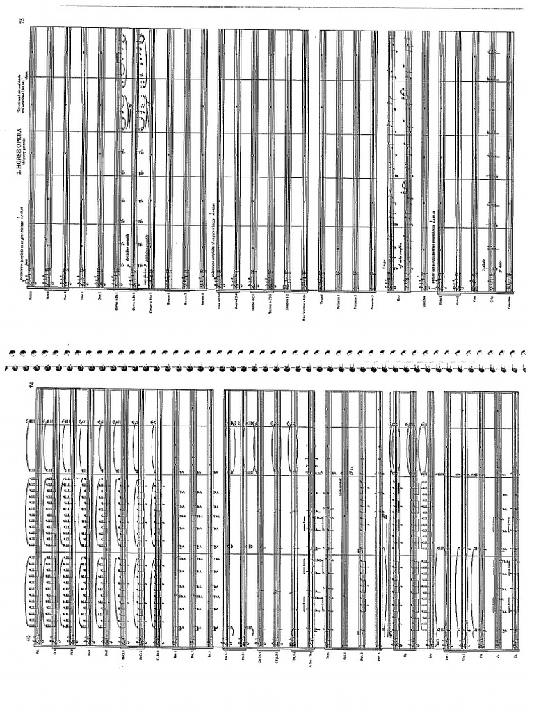 Horse Opera Score | PDF