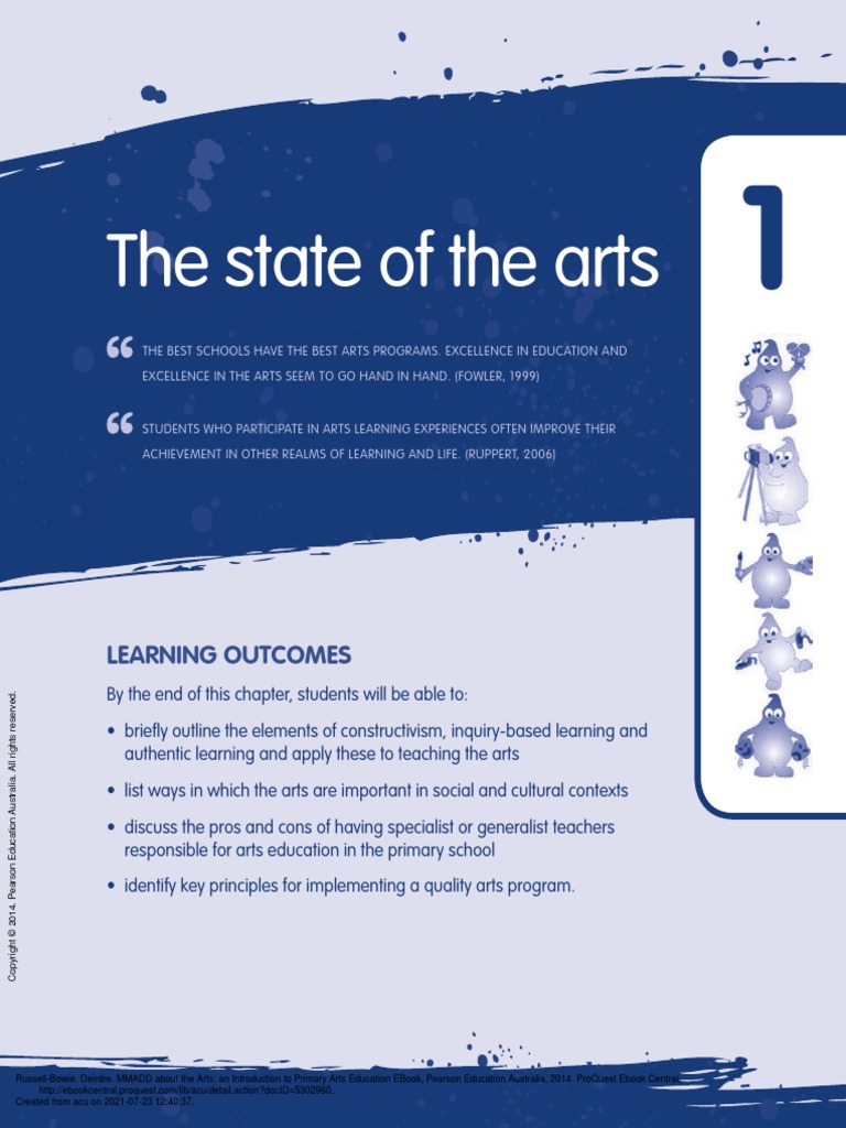 MMADD About The Arts An Introduction To Primary Ar... - (Chapter 1 The ...