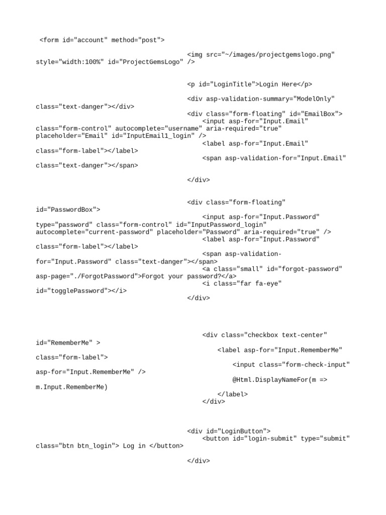Login Form | PDF | Utility Software | Software