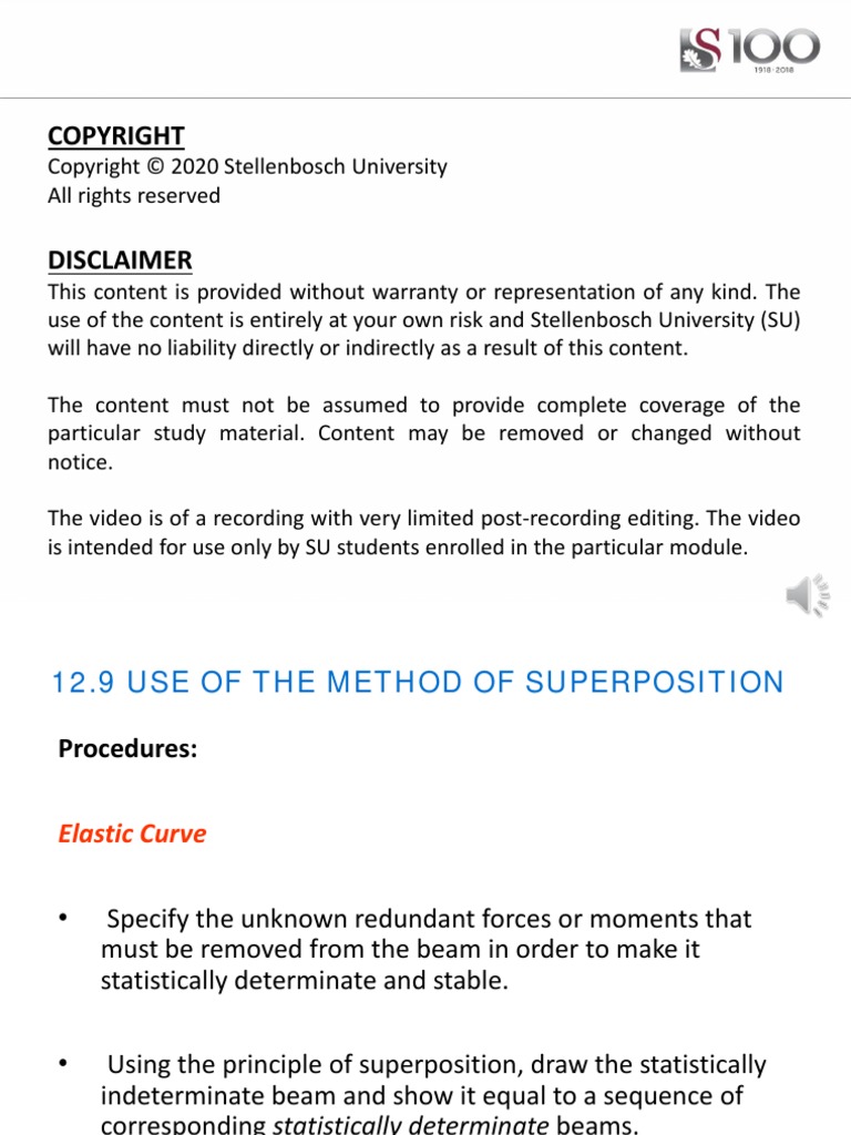 Deflection of Beams Superposition | PDF | Beam (Structure) | Classical ...