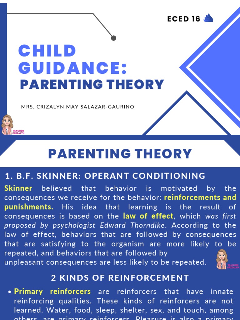 Eced 16 - Parenting Theory | PDF | Id | Reinforcement