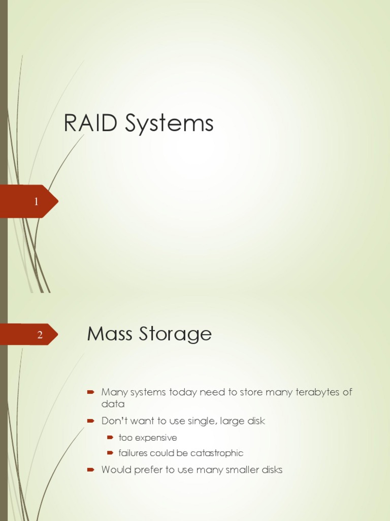 Raid Pdf Hard Disk Drive Error Detection And Correction