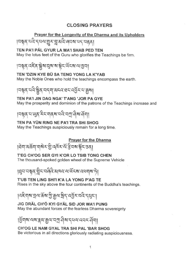 8 - Closing Prayers | PDF