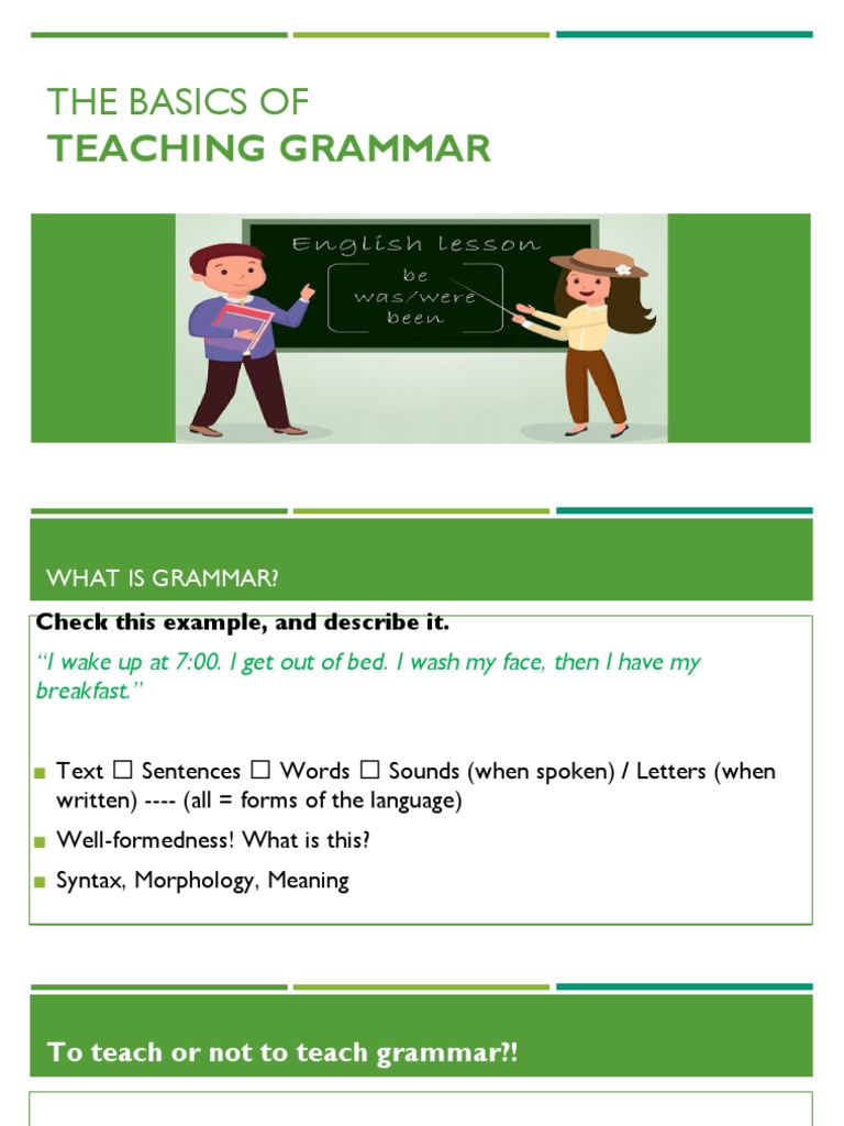 Elt 1 | PDF | Grammar | Teaching
