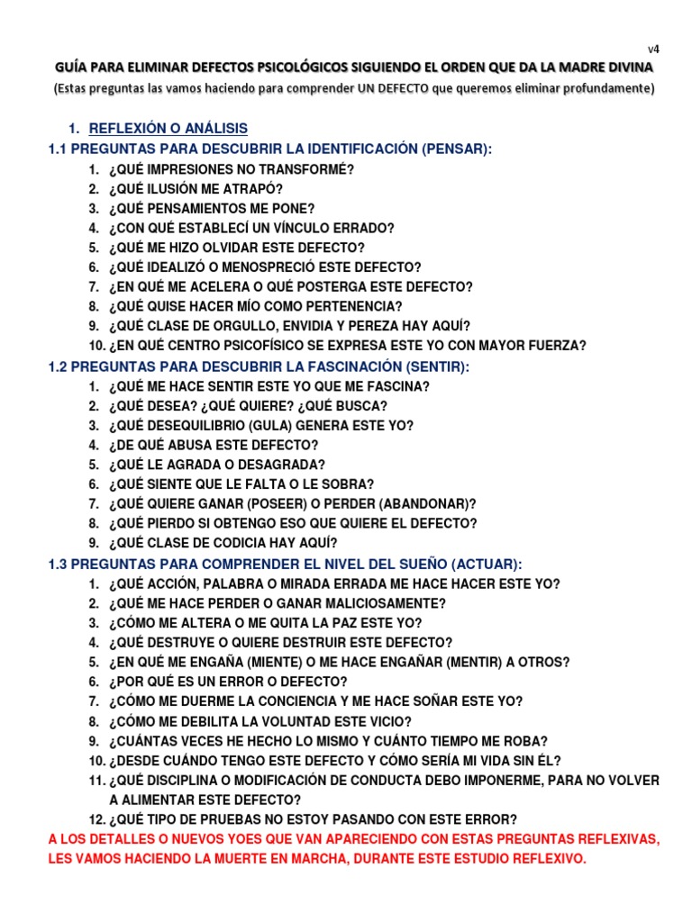 Guía para Eliminar Defectos Psicológicos | PDF | Sicología