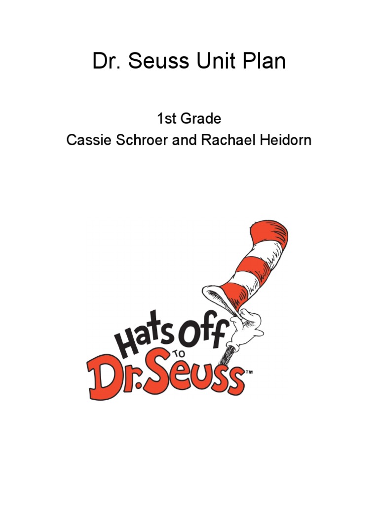 DR - Seuss Unit Plan | PDF | Home Appliance