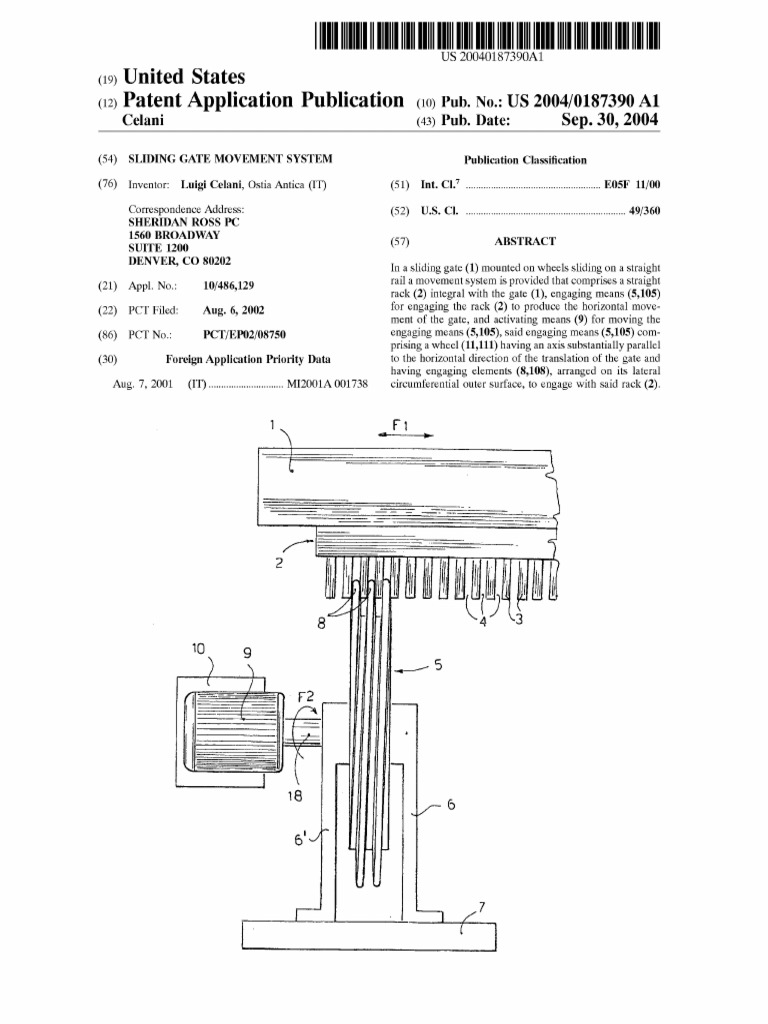 Sliding Gate Movement System | PDF | Gear | Electric Motor