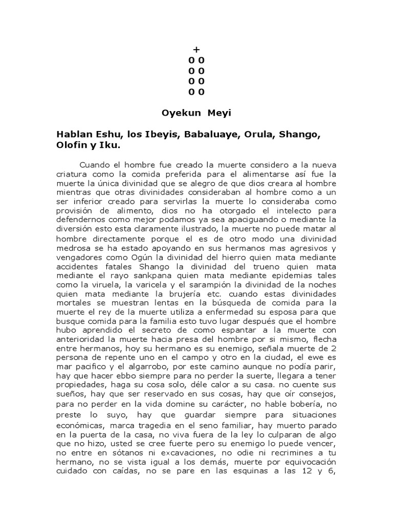 B Oyekun | PDF | Santeria