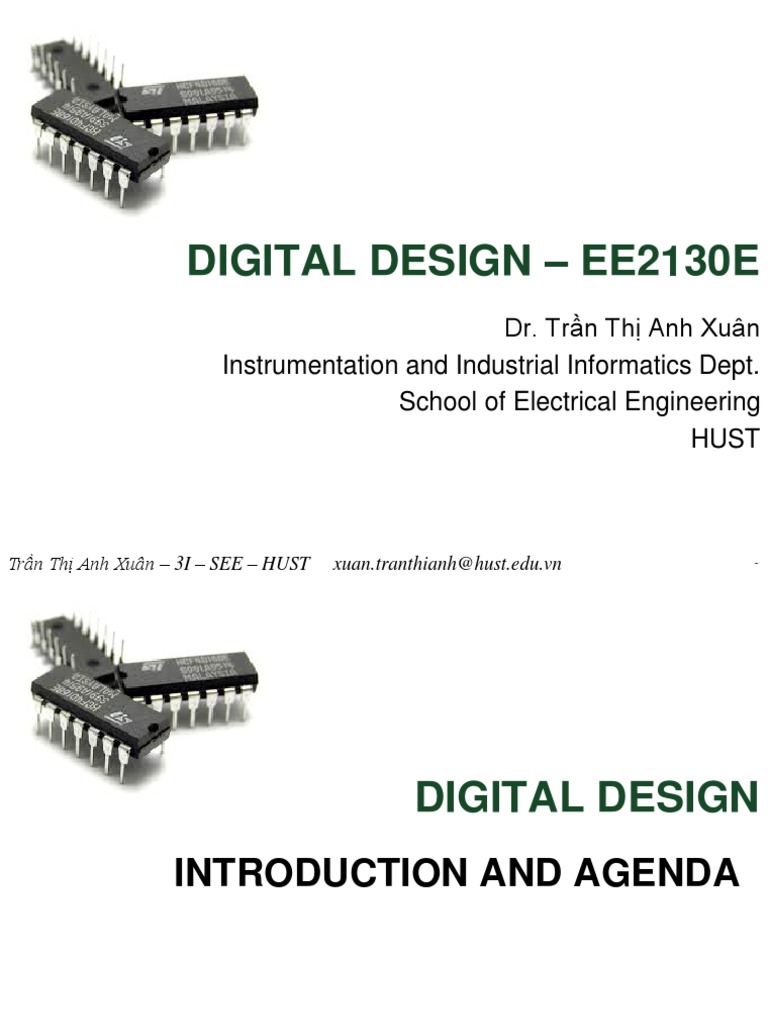 Digital Design - EE2130E | PDF | Integrated Circuit | Logic Gate