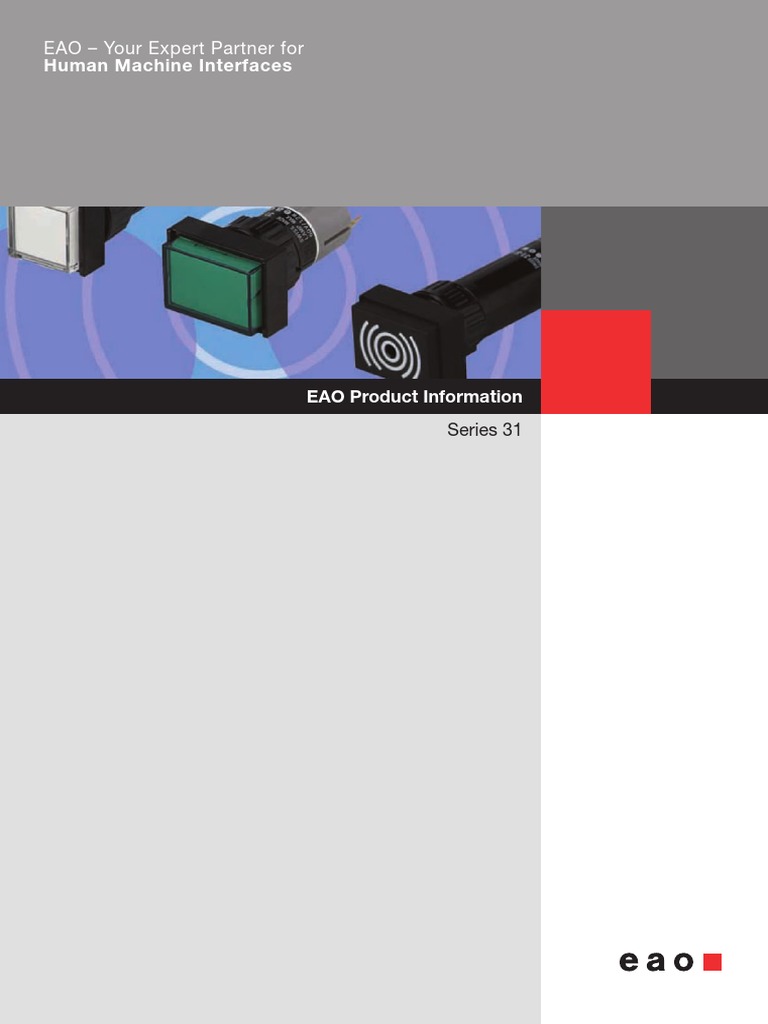 Push Button EAO 2 Colour | PDF | Alternating Current | Switch