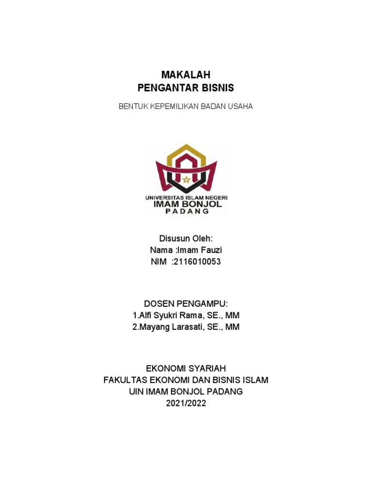 Tugas Pengantar bisnis-WPS Office | PDF