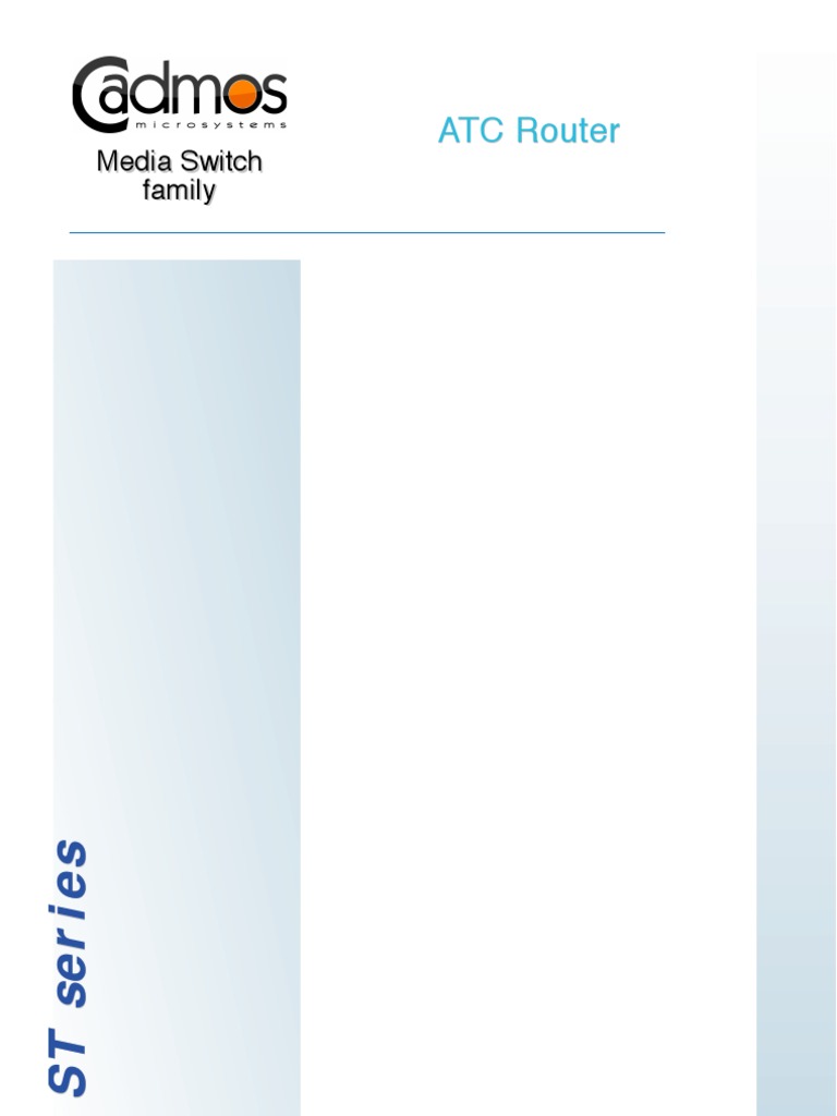 ATC Router Gateway CAA S1.01 - ST Series - Rev 1.01 | PDF | Ethernet ...