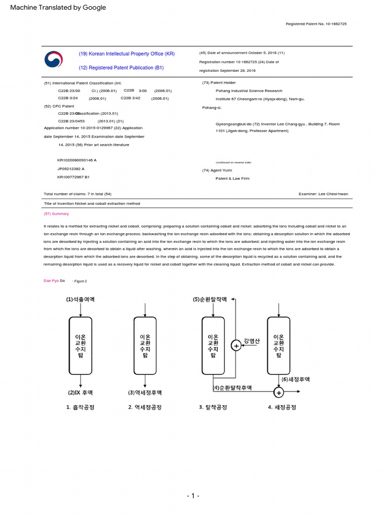 Nickel Cobalt | PDF | Adsorption | Ion Exchange